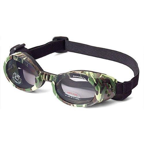 Doggles ILS Green Camo Frame with Light Smoke Lens Dog Goggles – PetPhenom