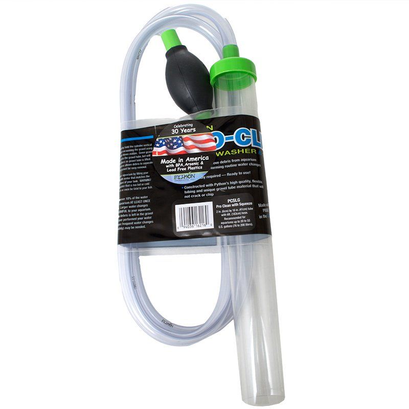 Python Pro-Clean Gravel Washer & Siphon Kit with Squeeze, Large - Aqua ...